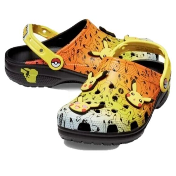 CROCS | Shoes | Crocs X Pokemon Pikachu Clog Wjibbitz Mens Sz 5 Womens ...